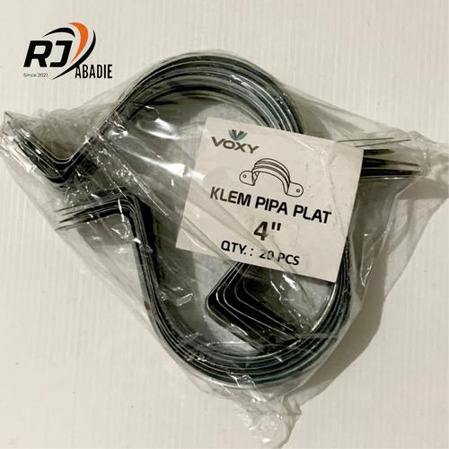 Jual [20PCS] Klem Pipa Plat Seng Clamp Omega Besi UCP VOXY 4" - Kota ...