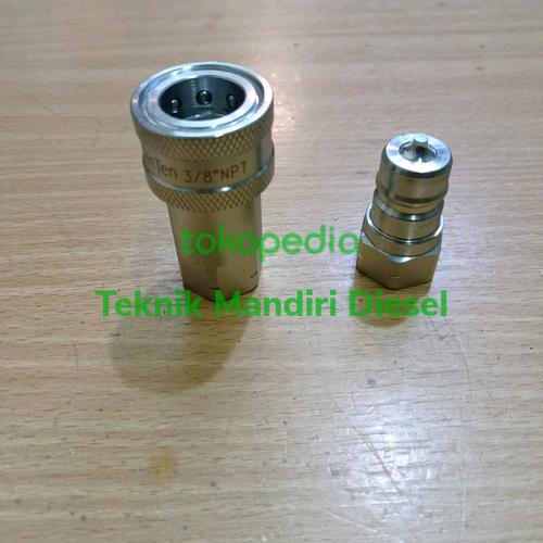 Jual Quick Coupler Hydraulic /coupler hidrolik 1/2 NPT Max 500Bar ...