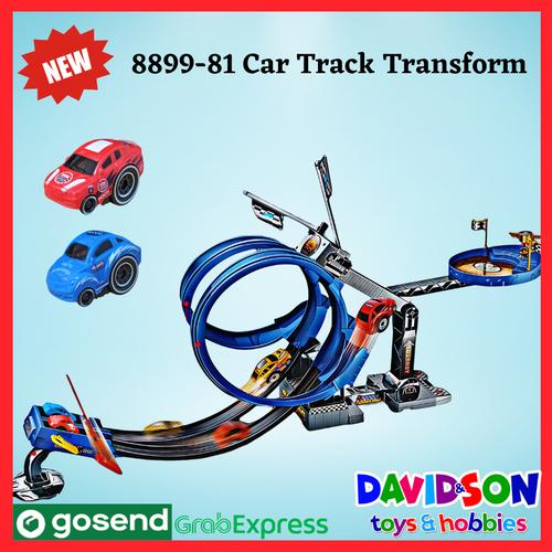 Jual CAR TRACK TRANSFORM WITH 360˚ TURN TRACK / MAINAN MOBIL 889-81 ...