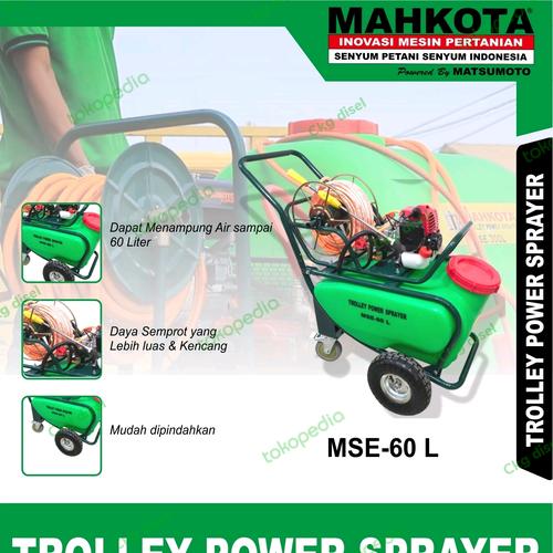 Jual Mesin Power Sprayer Portable Trolley MSE-60L + Selang 100 Meter ...