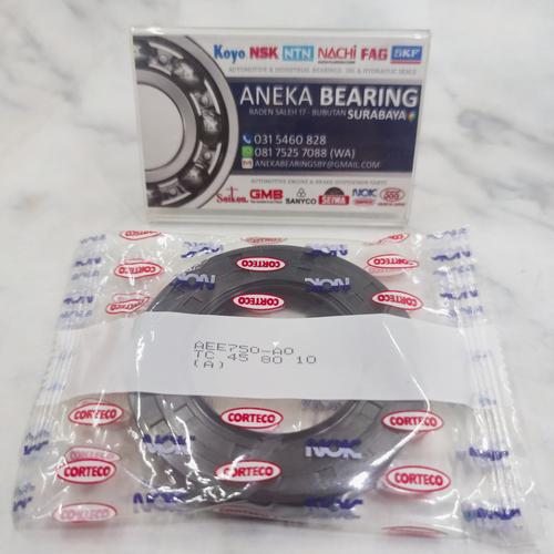 Jual OIL SEAL TC 45X80X10 NOK JEPANG SIL OLI NBR TAMBAK DIESEL 45 80 10 ...