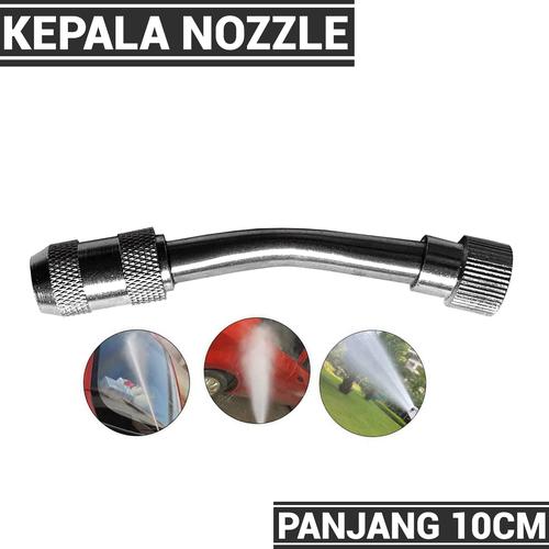 Jual Kepala Nozzle stainless untuk Cuci AC Motor Mobil panjang 10cm ...