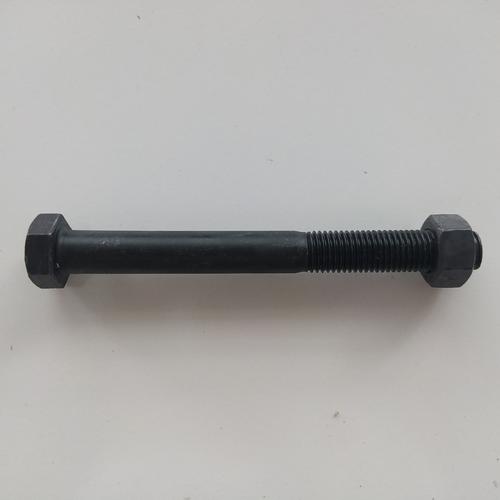 Jual baut mur baja hitam 8.8 M 16 x 150 mm pitch 2 kunci 24 panjang 15 ...