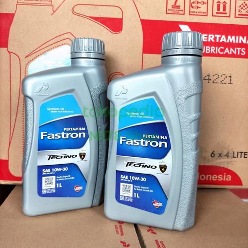 Jual Oli Mesin Mobil Pertamina Fastron Techno SAE 10W-30 1 Ltr - Kota ...