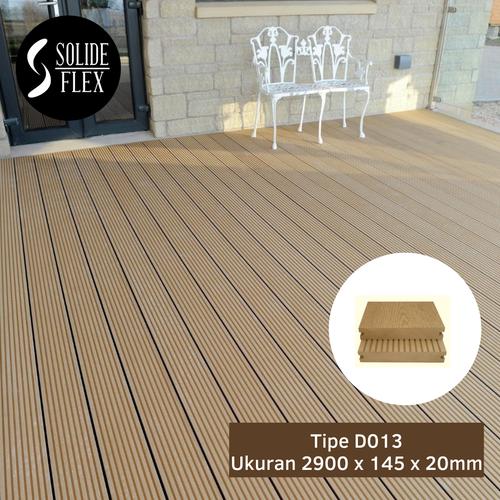 Jual WPC DECKING OUTDOOR LANTAI KAYU TIPE SOLID D013 WARNA TEAK LANTAI ...