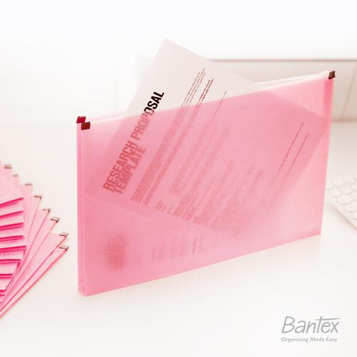 Jual Bantex Zipper Document Map Plastik Folder F4 Folio Musky Pink 3222 ...
