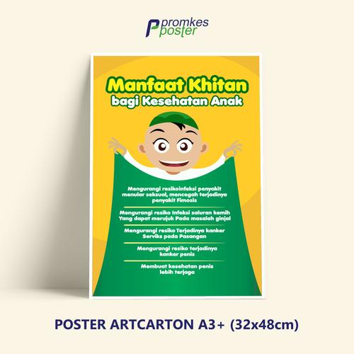 Jual Poster Kesehatan Manfaat Khitan / Sunat untuk Anak - Kab ...