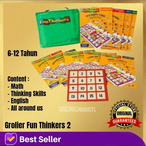 Promo Grolier Fun Thinkers 2 Advance hijau 6-12 tahun media edukasi ...