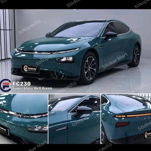 Jual Sticker Otomotif Car Wrapping Premium Hell Green Super gloss ...