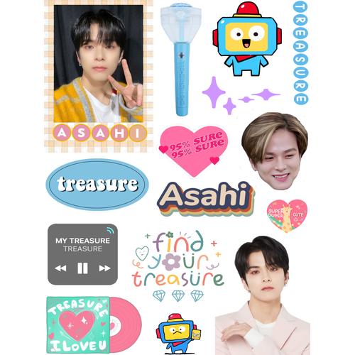 Jual Stiker TREASURE Cute ( Sudah Cutting ) Aesthetic / Teume Kpop ...