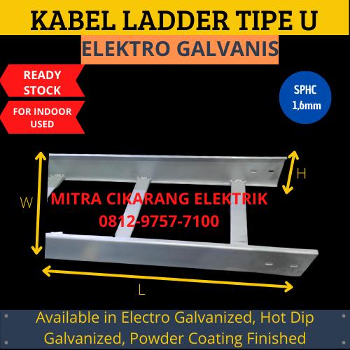 Jual Kabel Ladder U 100X100X3000mm SPHC 1,6mm Elektro Galvanis - Kota ...