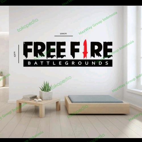 Jual free fire sticker logo 50cm x 16cm - Kota Depok - MazWay Group ...