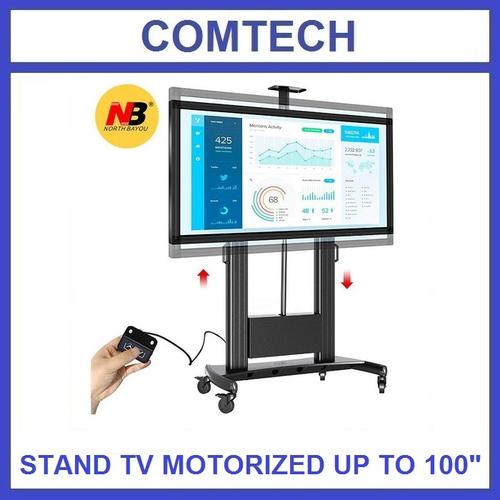 Jual North Bayou TW100 Motorized TV Stand Screen Lift up to 100 Inch ...