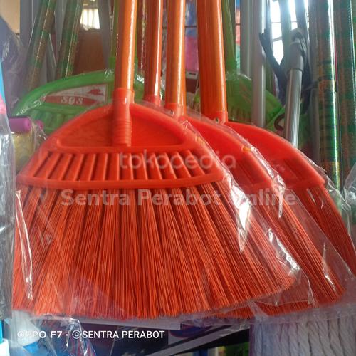 Jual Sapu plastik nilon SATU WARNA seragam dengan gagangnya - Kota ...