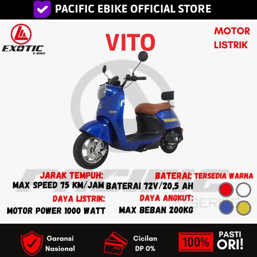 Promo Motor Listrik Exotic Vito By Pacific - Blue, OFF THE ROAD Cicil 0 ...