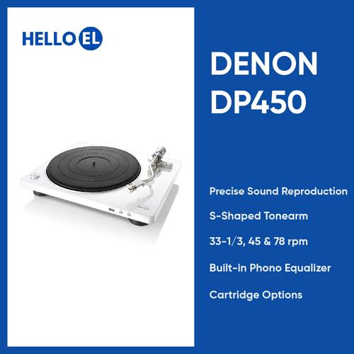 Jual DENON DP450 DP450USB Built in Phono Equalizer Vinyl Turntable ...