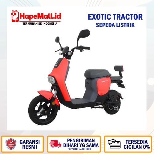Promo EXOTIC TRACTOR SEPEDA LISTRIK GARANSI RESMI TERMURAH - Merah ...