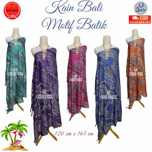 Jual Kain Bali Pantai/Sarung Pantai Motif Batik Baru Rumbai/Kain Bali ...