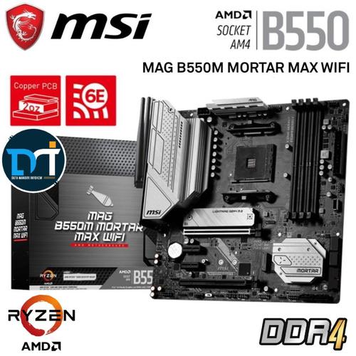 Promo MSI MAG B550M MORTAR MAX WiFi -[Socket AM4, DDR4, B550, USB3.2, m ...