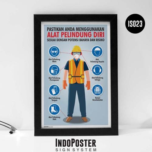 Jual Safety Poster K3 Keselamatan Alat Pelindung Diri Apd A2 60x40cm ...