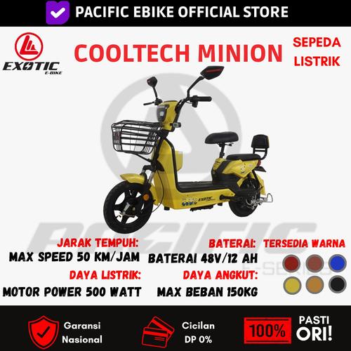 Promo Sepeda motor Listrik Pacific Exotic Cooltech Minion series Exotic ...
