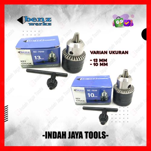Jual BENZ Kepala Bor 10 13 mm 10mm 13mm Chuck Key - BZ-7040 13 MM ...