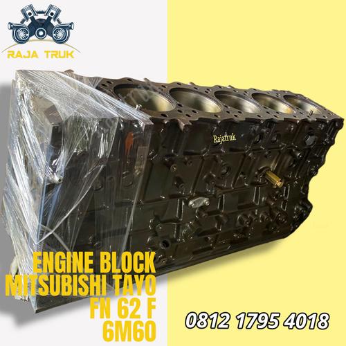 Jual BLOK MESIN MITSUBISHI FN62 TAYO 6M60 FUSO FIGHTER ENGINE BLOCK ...