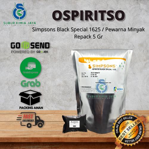 Jual Pewarna Hitam Basis Minyak / solvent OSP Black Special 5GR - Kota ...