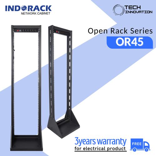 Jual INDORACK Open Rack 45U Rack Server Rak Switch Modem WIfi Network ...