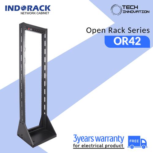 Jual INDORACK Open Rack 42U Rack Server Rak Switch Modem WIfi Network ...