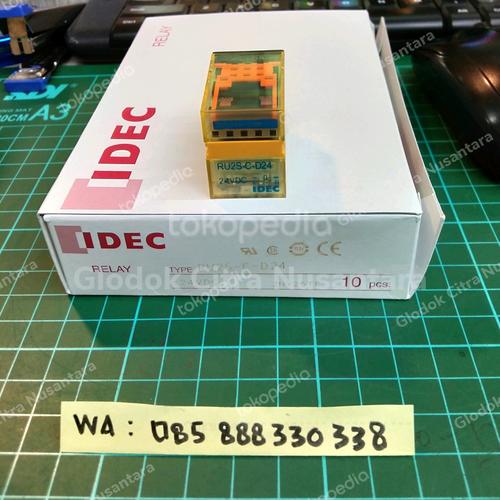 Jual Idec Relay RU2S-C-D24 coil 24Vdc 2NO 2NC 10A 240Vac = MY2N ...