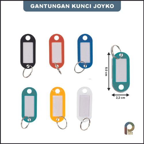 Jual SATUAN Gantungan Kunci / Label Nama / Joyko Key Ring Warna KR-9 ...