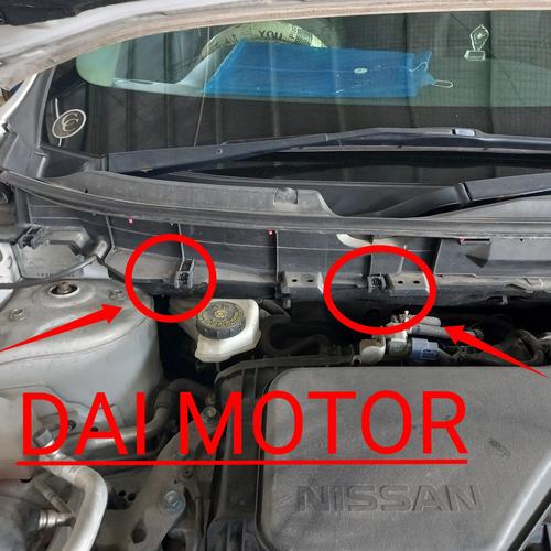 Jual klip pengunci cowel top cover wiper bawah kaca depan nissan xtrail ...