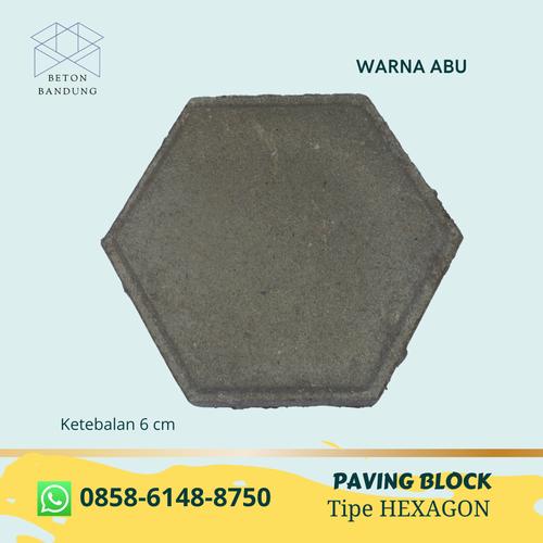 Jual Paving Block Bandung Hexagon segi 6 - Abu-abu - Kota Bandung ...