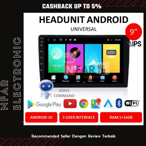 Jual Headunit Android 9 inch Universal Double Din Head Unit Mobil ...