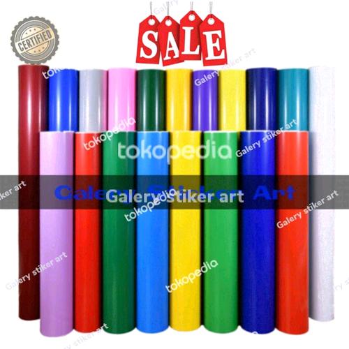 Jual Stiker Vinyl / Sticker Warna Polos Glossy - Putih - Jakarta Timur ...