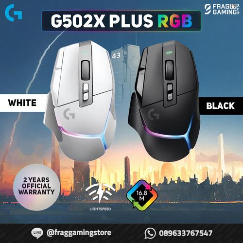 Jual Logitech G502X Plus G502 X Plus Wireless RGB HERO 25K DPI Gaming ...