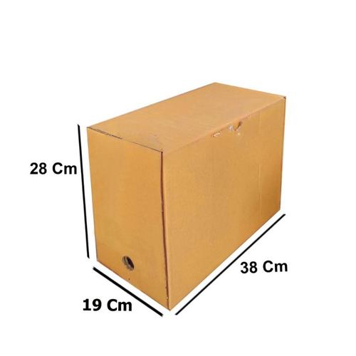 Jual Box File Dokumen Coklat Polos Kardus Arsip Kantor Ukuran 39x19x28 ...