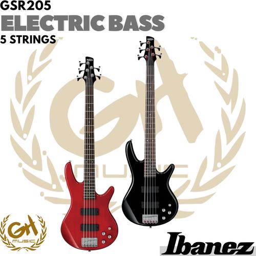 Promo IBANEZ GSR205 5 STRING ELECTRIC BASS - BASS ELEKTRIK 5 SENAR - BK ...