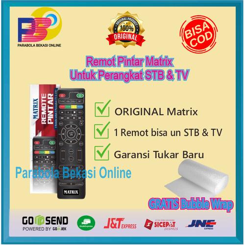 Jual Remote Pintar Matrix Untuk 2 Perangkat STB & TV - Kota Bekasi ...