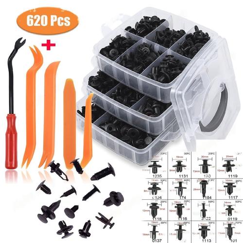Promo Baut rivet mobil plastik universal 620 - 240 PCS /Klip Body ...