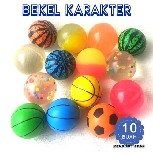 Jual Mainan bola Bekel KARAKTER paket 10 buah - Bekel KARAKTER 10 pcs ...
