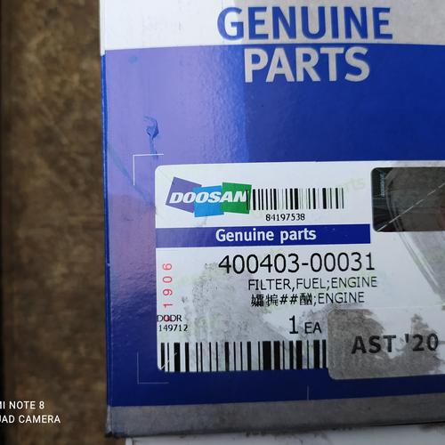 Jual Filter Doosan Genuine 400403-00031 K9008367 - Jakarta Barat ...