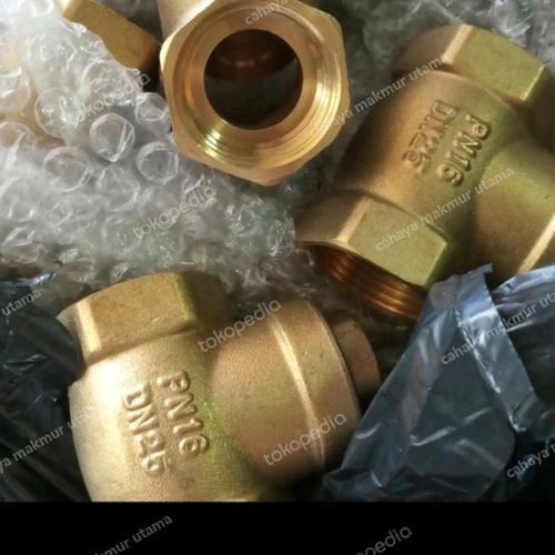 Jual check valve kuningan PN 16 ukuran 3/4" inch - Jakarta Barat ...