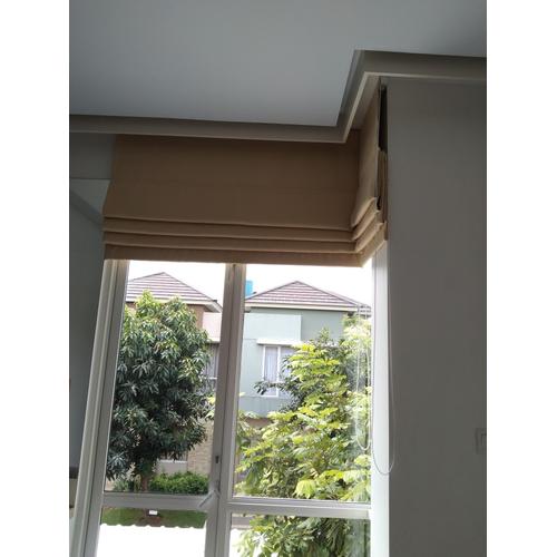 Jual Tirai Lipat roman shade Gorden minimalis Dimout Blok Cahaya 70% ...