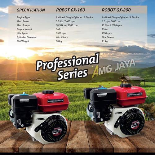 Jual Mesin Penggerak Bensin 5,5HP Mesin Penggerak Serba Guna ROBOT GX ...