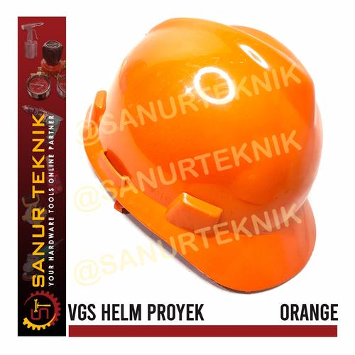 Jual Helm Proyek / Helm Pelindung / Safety Helmet VGS - OREN (ORANGE ...