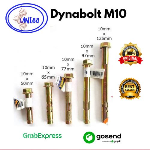 Jual Dinabolt M10 / Baut Dynabolt 10 cm / Baut Bracket TV / Skrup ...