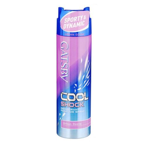 Jual Gatsby Deodorant Perfume Spray Cool Shock (Urban Ozone) 175ml ...