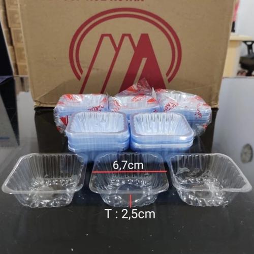 Jual Mika Cup Kue Kotak / Bulat Mika Pudding Dessert Mika Sambel / Cup ...